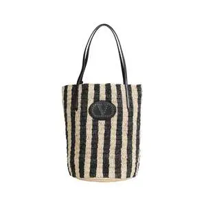 Valentino Garavani Vlogo Small Bucket Bag - Beige
