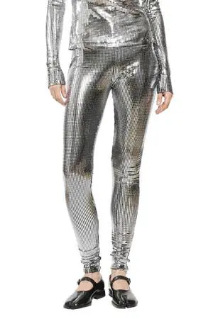 MAISON MARGIELA Sequined Stretch Nylon Trousers