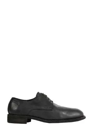 Guidi Full Grain Leather Derby Shoes - Black