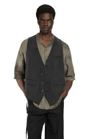 ANDREA YA AQOV Lyocell Nylon Tailored Vest