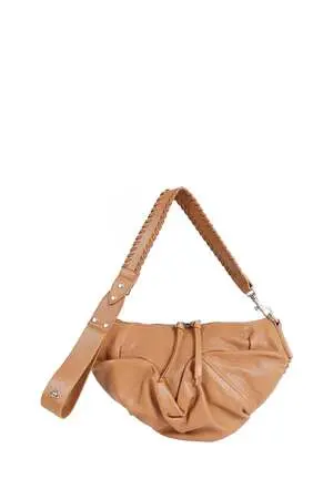 VIVIENNE WESTWOOD Agnes Small Leather Shoulder Bag
