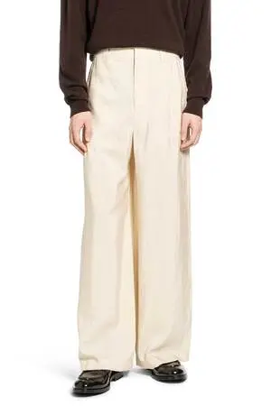 LEMAIRE Straight Tailored Pants In Dry Silk