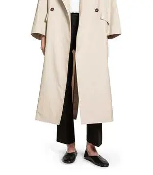 Max Mara Slim Fit Stretch Cotton And Viscose Trousers