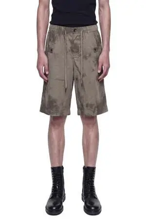 ANDREA YA AQOV Cupro Cotton Tie-dye Shorts