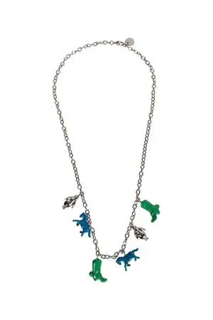 Marni Horse Charms Chain Necklace - Multicolor