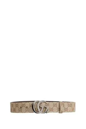 Gucci Gg Canvas Belt - Beige