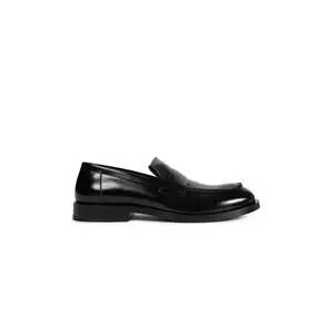JIL SANDER Leather Loafers - Black
