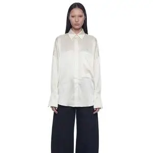 NVL GARDE Open Back Oversized Pocket Shirt - Off-white