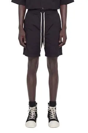 Rick Owens Cotton Canvas Drop Crotch Shorts