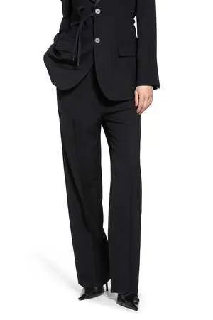 Balenciaga Wool Twill Tuxedo Trousers