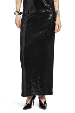 TOTEME Sequined High-waisted Maxi Skirt