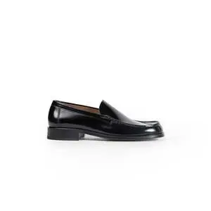 LEMAIRE Leather Loafers - Black