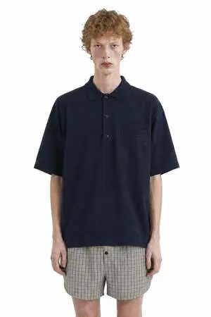 HED MAYNER Embroidered Polo - Blue