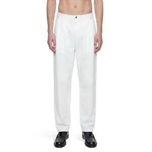 HED MAYNER Pleated Denim Pants - White