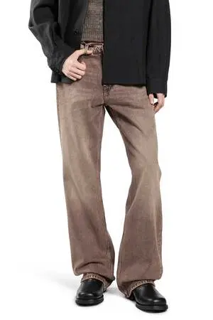 Our Legacy Carlson Cut Jeans In Clay Breeze Wash - Brown