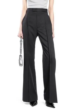 VIVIENNE WESTWOOD Pleated Wool Twill Wide-leg Trousers