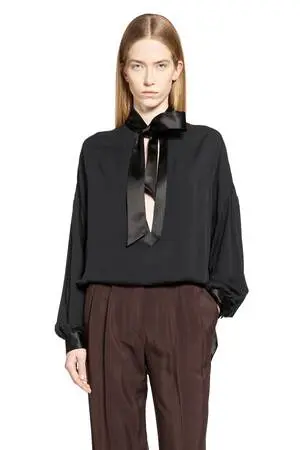 TOM FORD Tuxedo Detailed Tunic Shirt In Silk