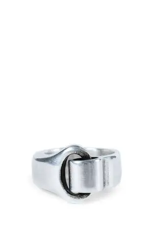 ANN DEMEULEMEESTER Une Link Ring In Antique Tone