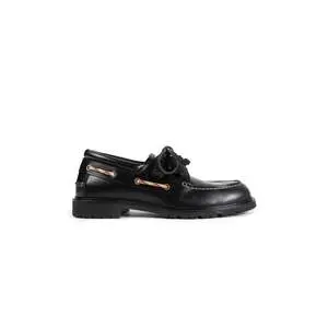 Burberry Derby Leather Shoes - Black