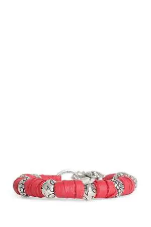 KD2024 Spike Disk Bracelet - Red