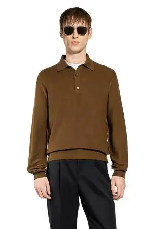 TOM FORD Cotton Silk Knit Polo Shirt