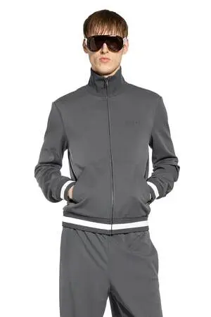 Gucci Technical Jersey Track Jacket With Embroidered Logo