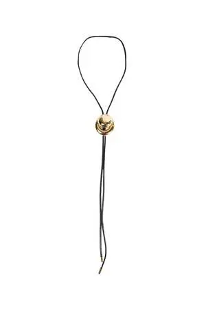 PANCONESI Blow Up Cord Bolo Tie - Gold