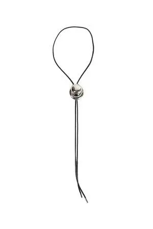 PANCONESI Blow Up Cord Bolo Tie - Silver