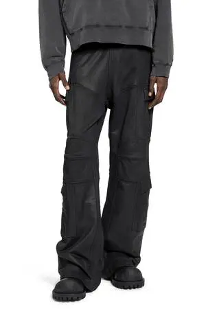 Balenciaga Biker Cargo Sweatpants - Black
