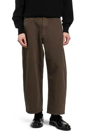 Studio Nicholson Paolo Wide Leg Jeans - Brown