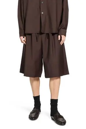 ROSE BURRITO Wool Basketball Shorts