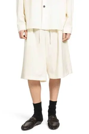 ROSE BURRITO Wool Basketball Shorts
