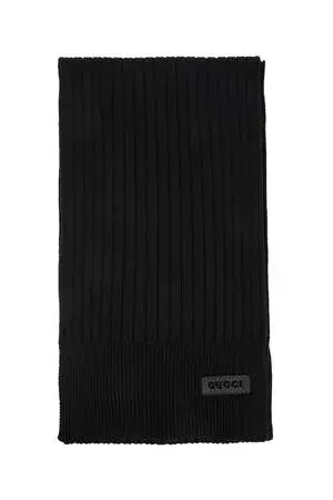 Gucci Wool Scarf - Black
