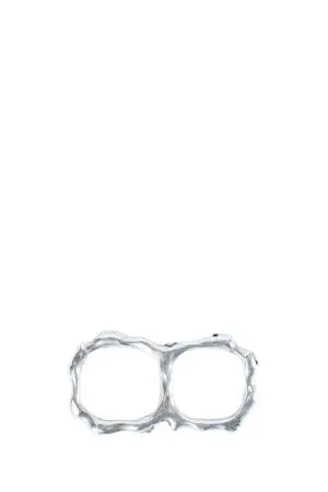ANN DEMEULEMEESTER Lenja Fine Thorn Double Ring - Silver