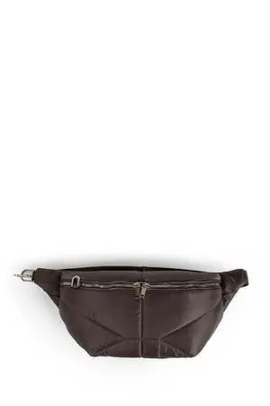 Rick Owens Moncler X Padded Geocamo Quilted Belt Bag - Grey