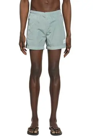 C.P. COMPANY Logo Patch Swim Shorts