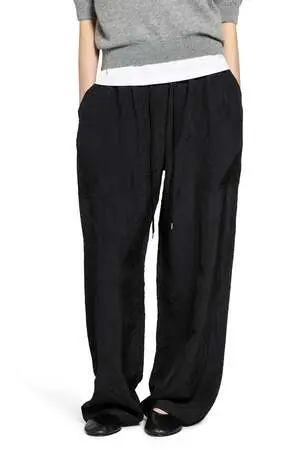 Studio Nicholson Black Wash Pants For Women