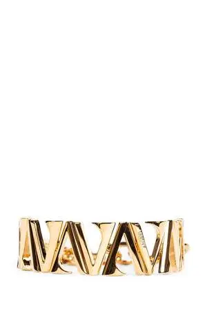 Versace Tone Brass Logo Bracelet
