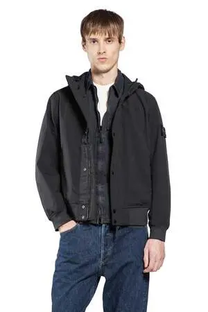 Stone Island Light Soft Shell-r Jacket - Black