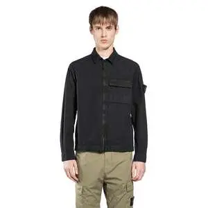 Stone Island 1200008 Old Effect Overshirt - Green