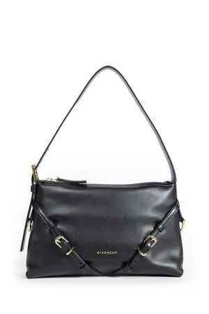 Givenchy Voyou Mini Calf Leather Shoulder Bag - Black