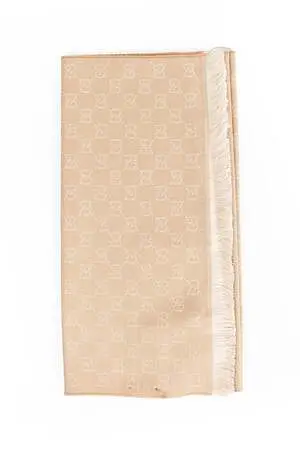 Gucci Gg Wool Scarf - Beige