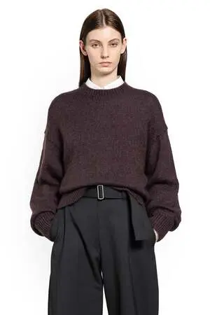 Studio Nicholson Wynn Superkid Mohair Wool Knit Sweater - Brown