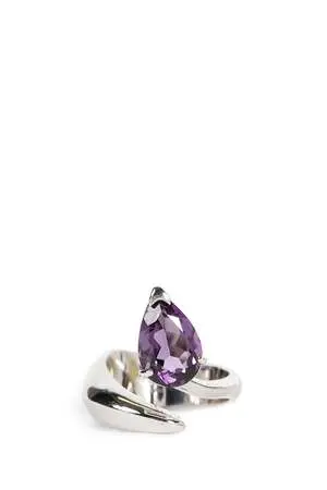 ALAN CROCETTI Alien Ring With Amethyst