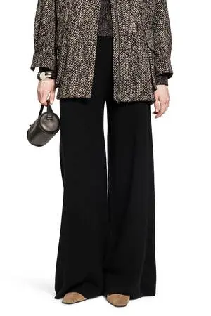Max Mara Wool Cashmere Knit Trousers