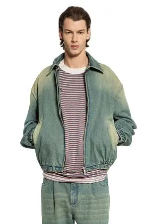 SONG FOR THE MUTE Padded Denim Jacket