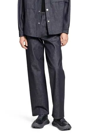Stone Island Raw Edge Hem Jeans For Men