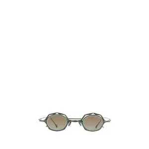 ZIGGY CHEN Geometric Clip Sunglasses - Silver