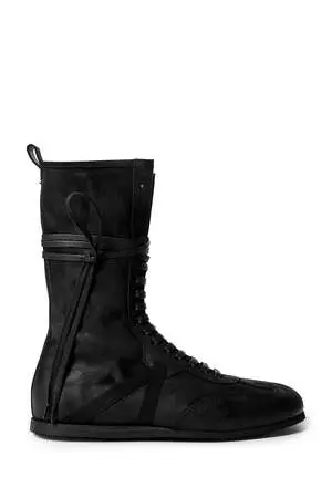 Ann Demeulemeester Logo Boots For Women