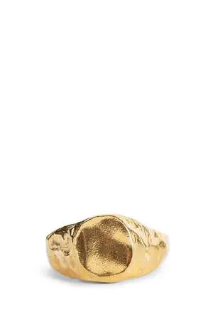 SIMUERO Sello Soyem Ring Plated Sterling Silver - Gold